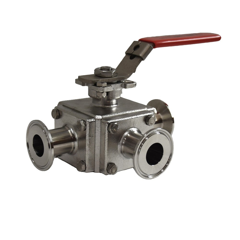 Ball Clamp Valve | Health | 3 Ways | SS 316L | – Cematic